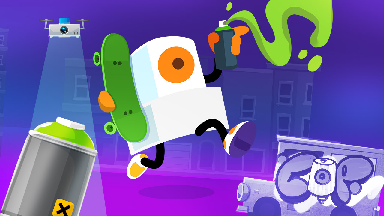 Graffiti Time - Play free games at GAMESGAMES.BA